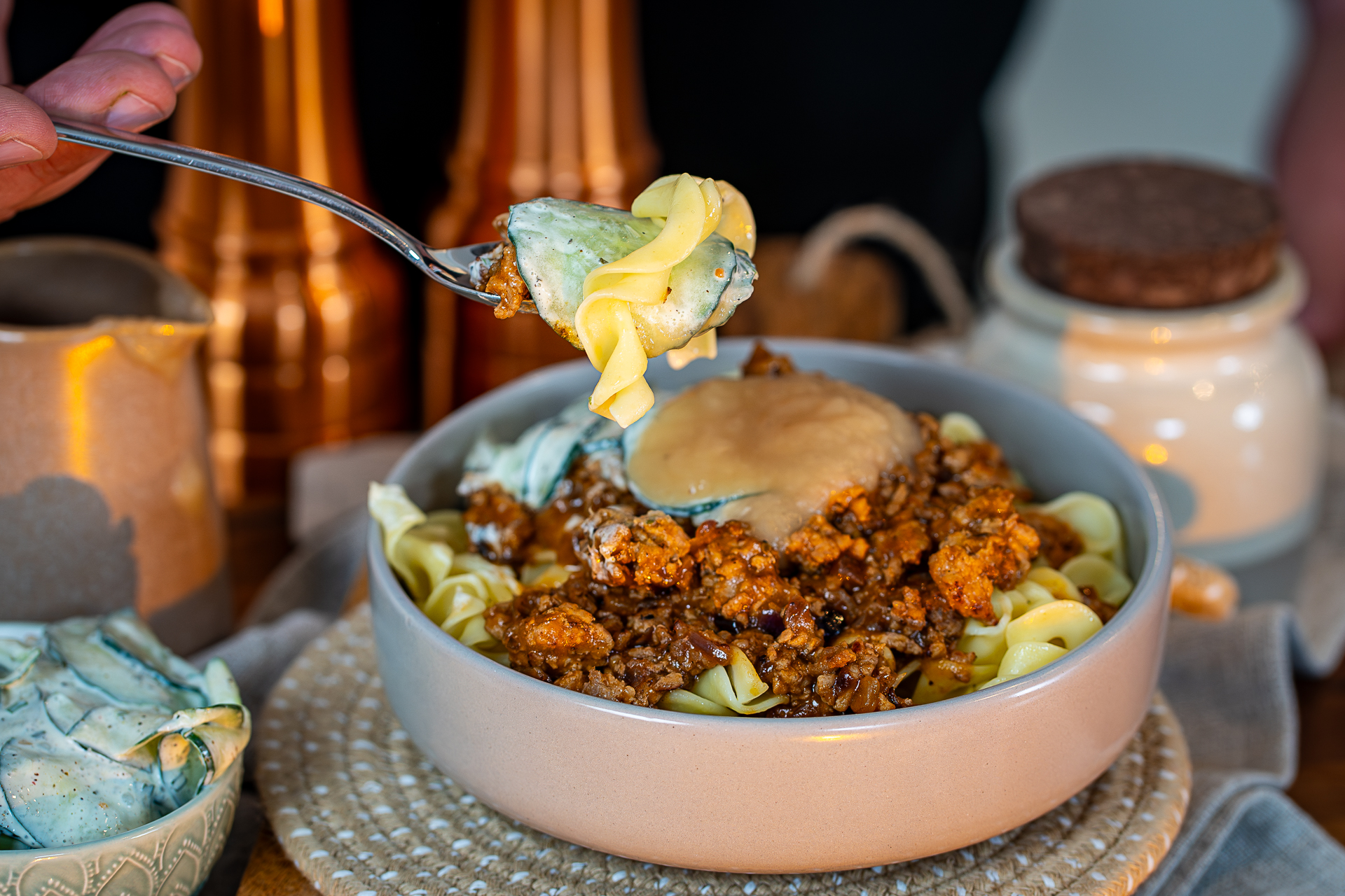 Omas Haschee mit Nudeln - Unger´s Kitchen